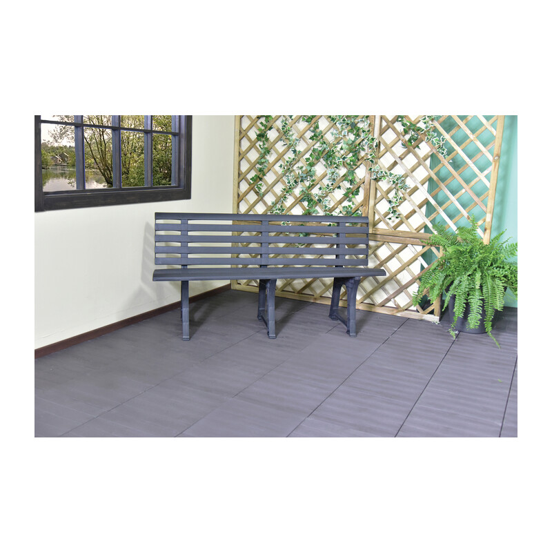 Panchina Isotta Antracite